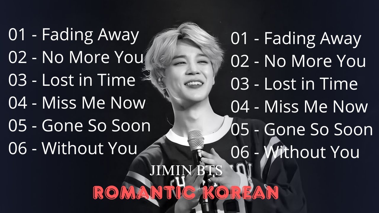 [Playlist] JIMIN BTS Solo Songs 2025 💜 Viral English & Korean Hits ...