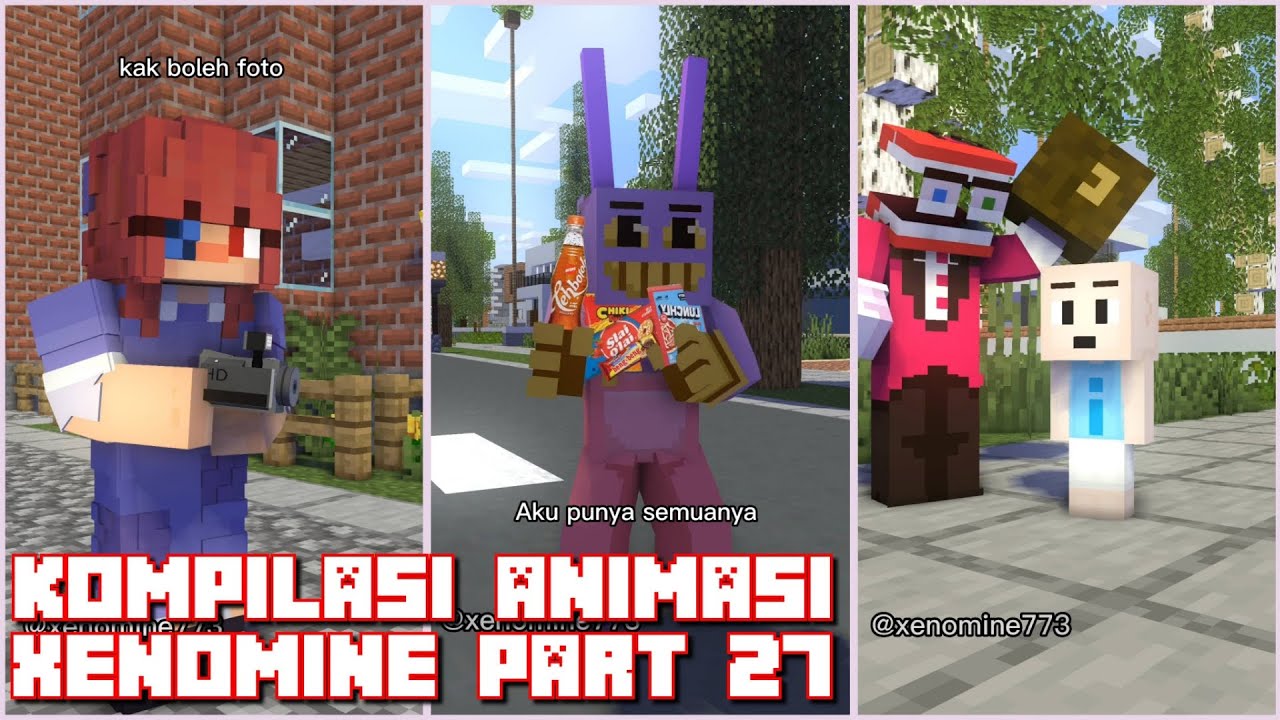 🤣 Kompilasi Animasi 🤣 Minecraft Xenomine ( Part 27 ) - YouTube