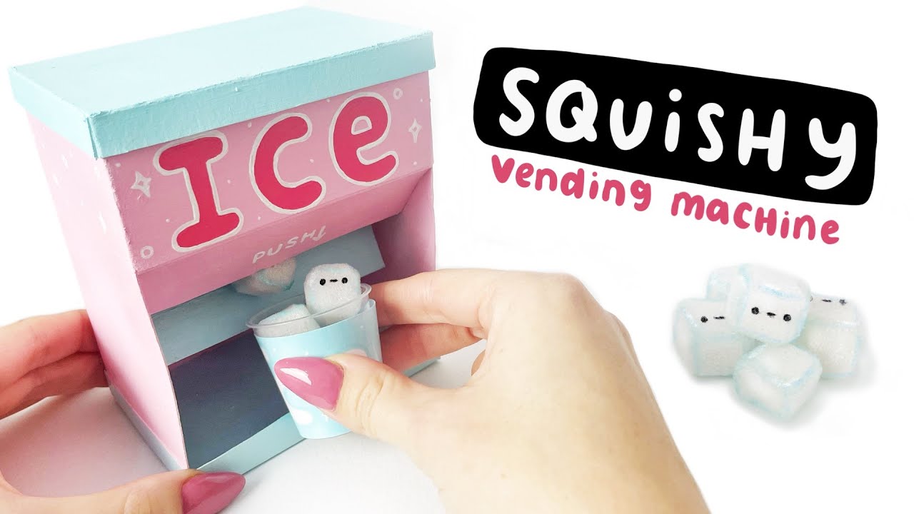 DIY SQUISHY ICE VENDING MACHINE - YouTube