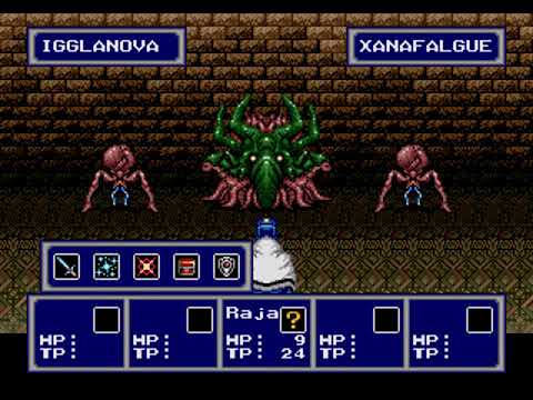 Phantasy Star IV Raja Solo: Raja vs Igglanova - YouTube