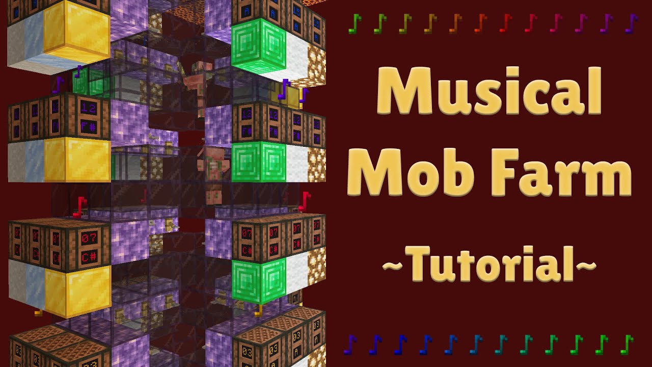Musical Mob Farm - Minecraft Tutorial - YouTube