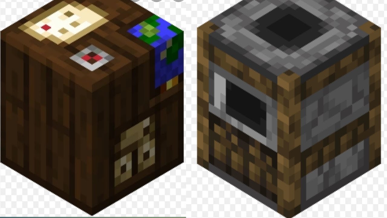 Minecraft part 15 I craft smoker and cartography table - YouTube