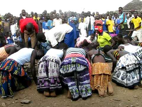 The Acholi tribe performed their traditional dance for us - YouTube