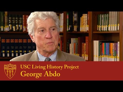 USC Living History Project - George Abdo (2015) - YouTube