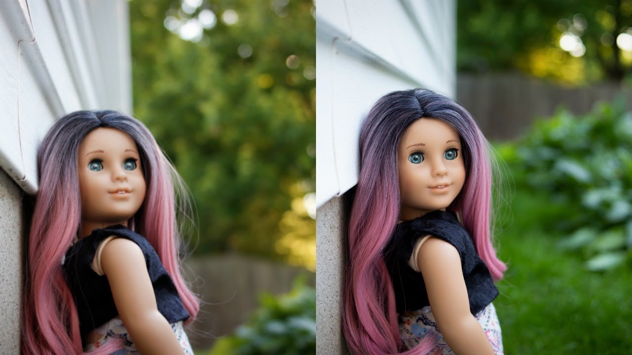 doll photography: $500 camera vs. $2000 camera - YouTube