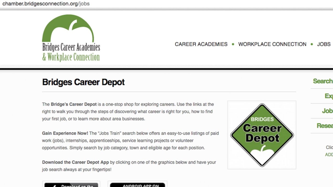 How To Create a Job Listing at the Bridges Career Depot - YouTube