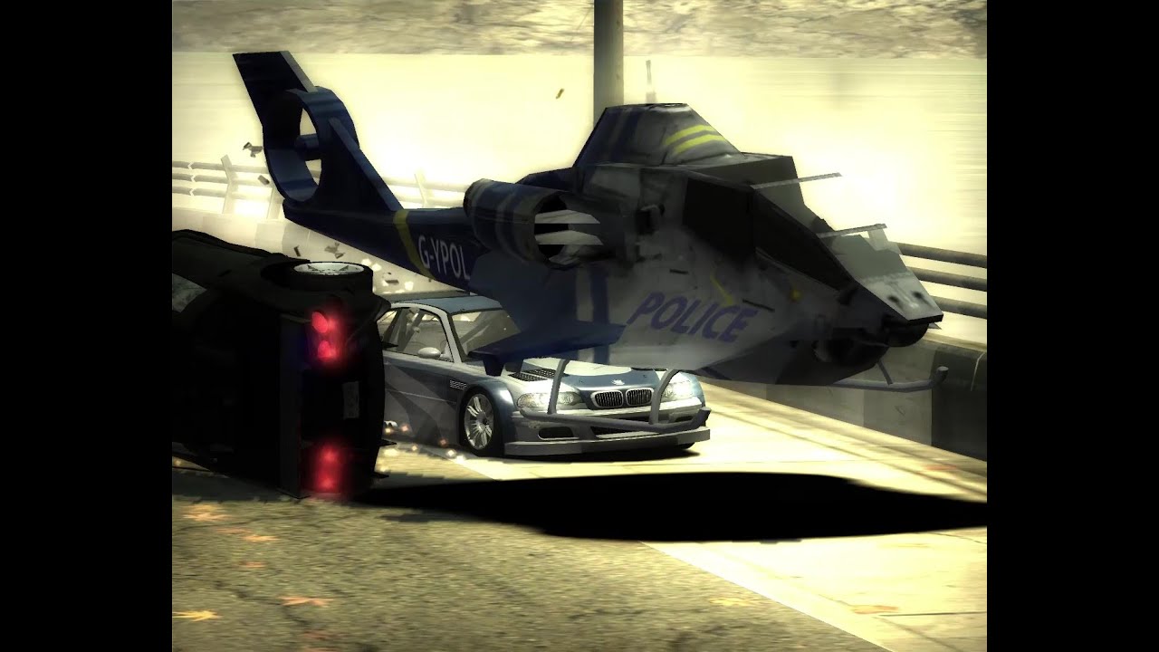 Need for speed most wanted(2005) HELICOPTER HITTING (#4K 60FPS ULTRA ...