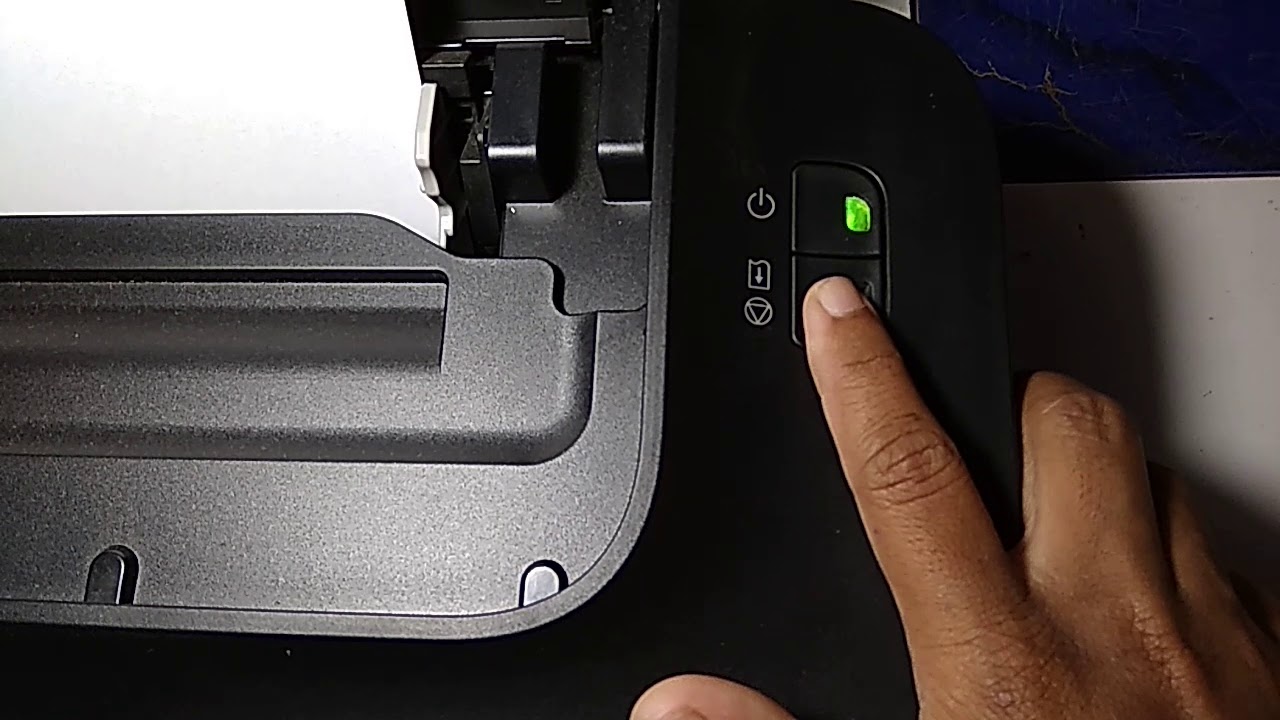 Cara cek hasil print Canon iP2770 tanpa komputer - YouTube