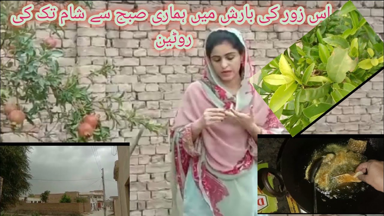 toofani barish 🌧️ mn subha 🌄 sy sham tk k routine||Morning to evening ...