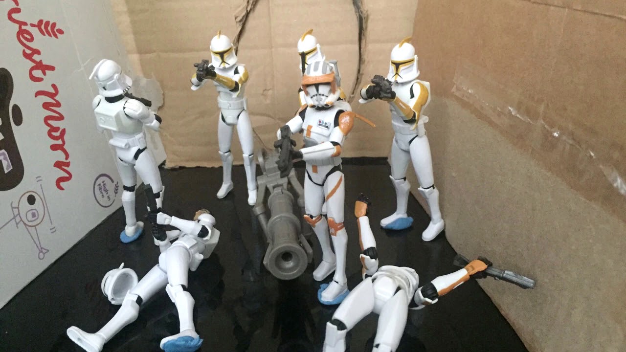 clone wars stop motion - YouTube