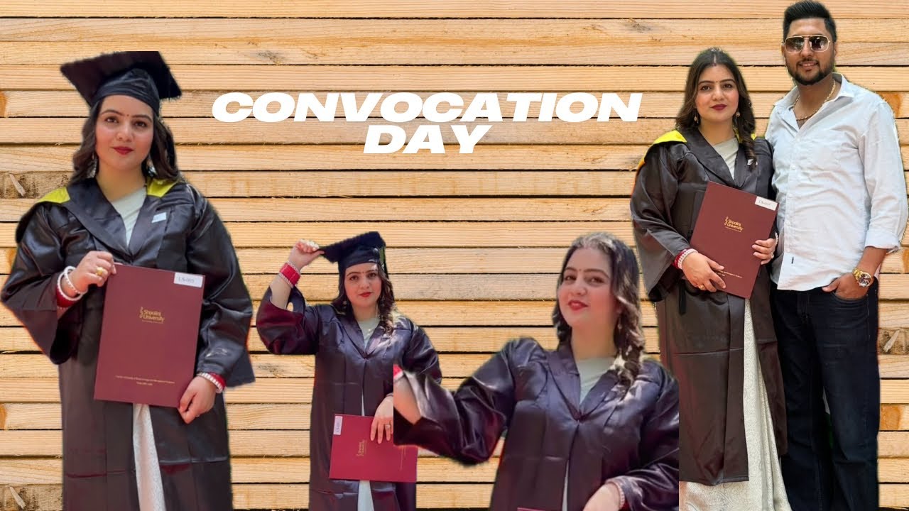 MASTERS IN LAW 👩‍⚖️ convocation day 👩🏼‍🎓🎓 || Shoolini University || Shweta vlogs - YouTube