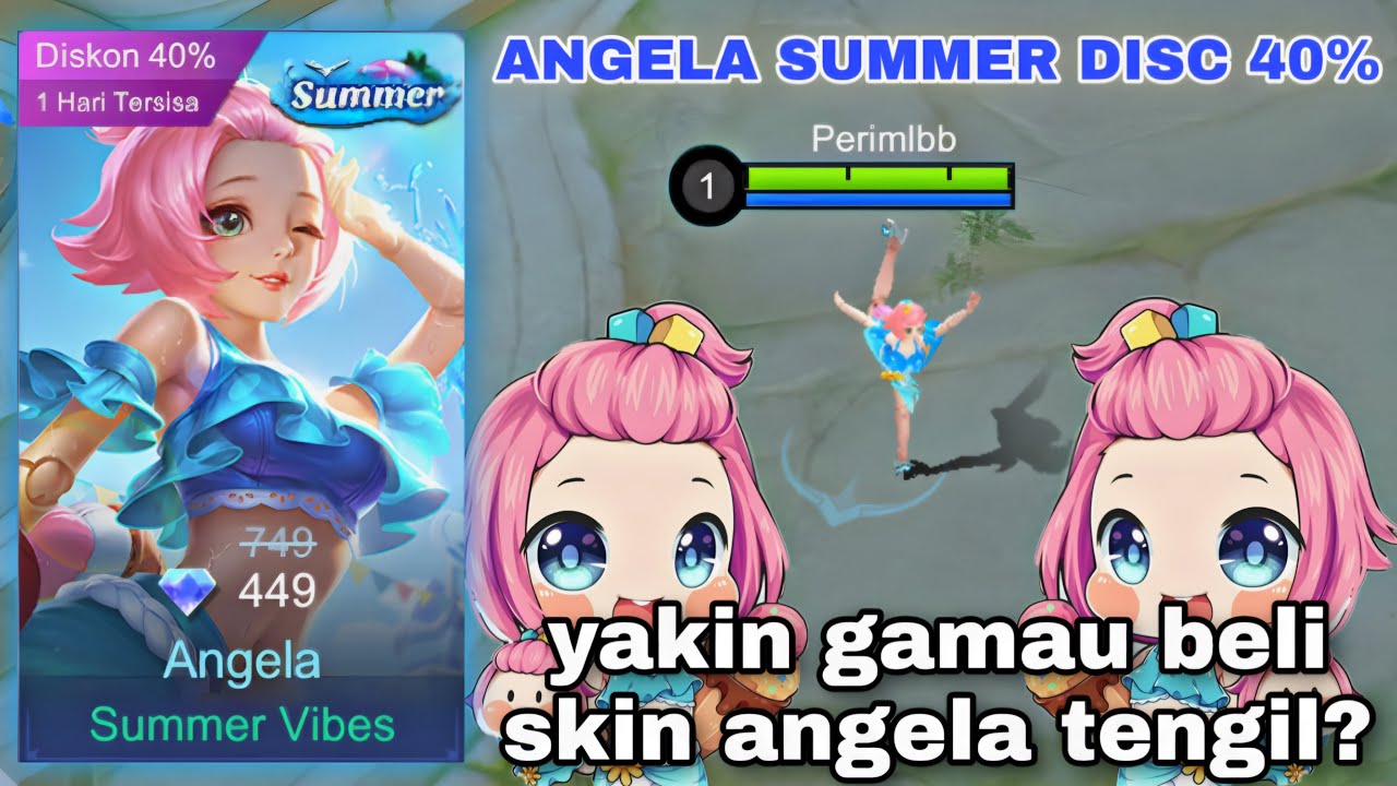 MAU BIKIN MUSUH EMOSI? PAKE AJA ANGELA SKIN SUMMER INI😂🔥 - YouTube