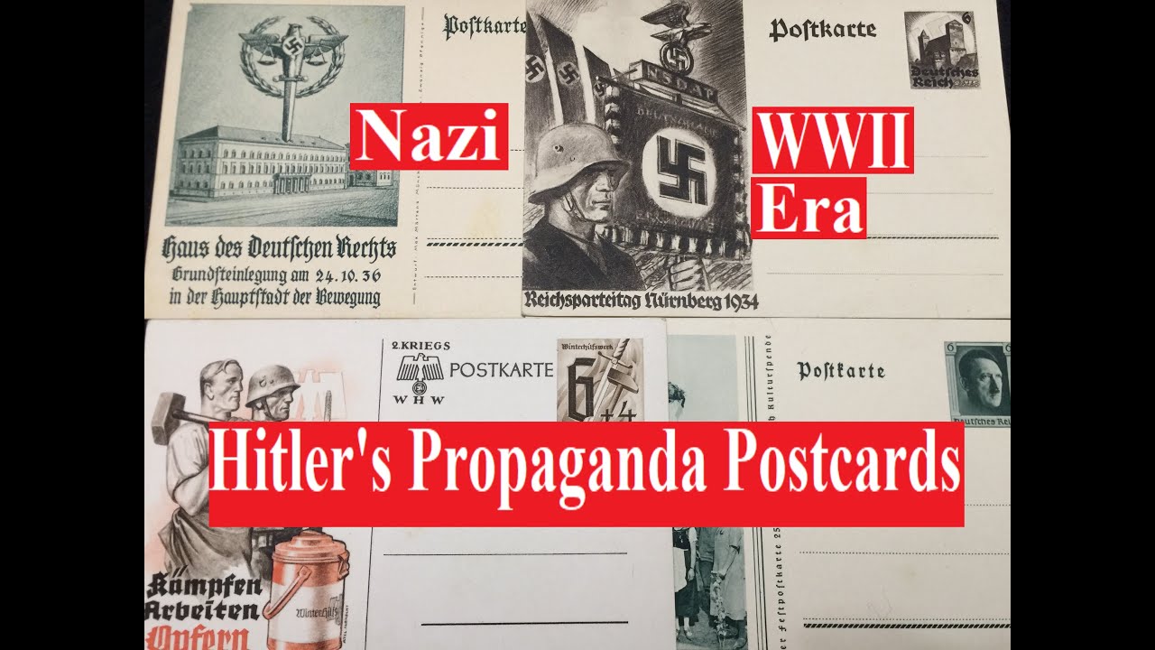 Hitler's Propaganda Nazi Postcards WWII Era - Part 1 - YouTube