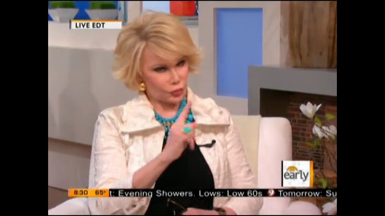 Joan Rivers on The Early Show (6/9/10) - YouTube