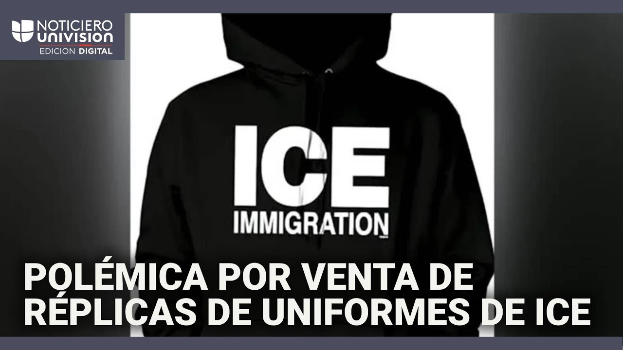 Polémica por venta de réplicas de uniformes de ICE: los usan para ...