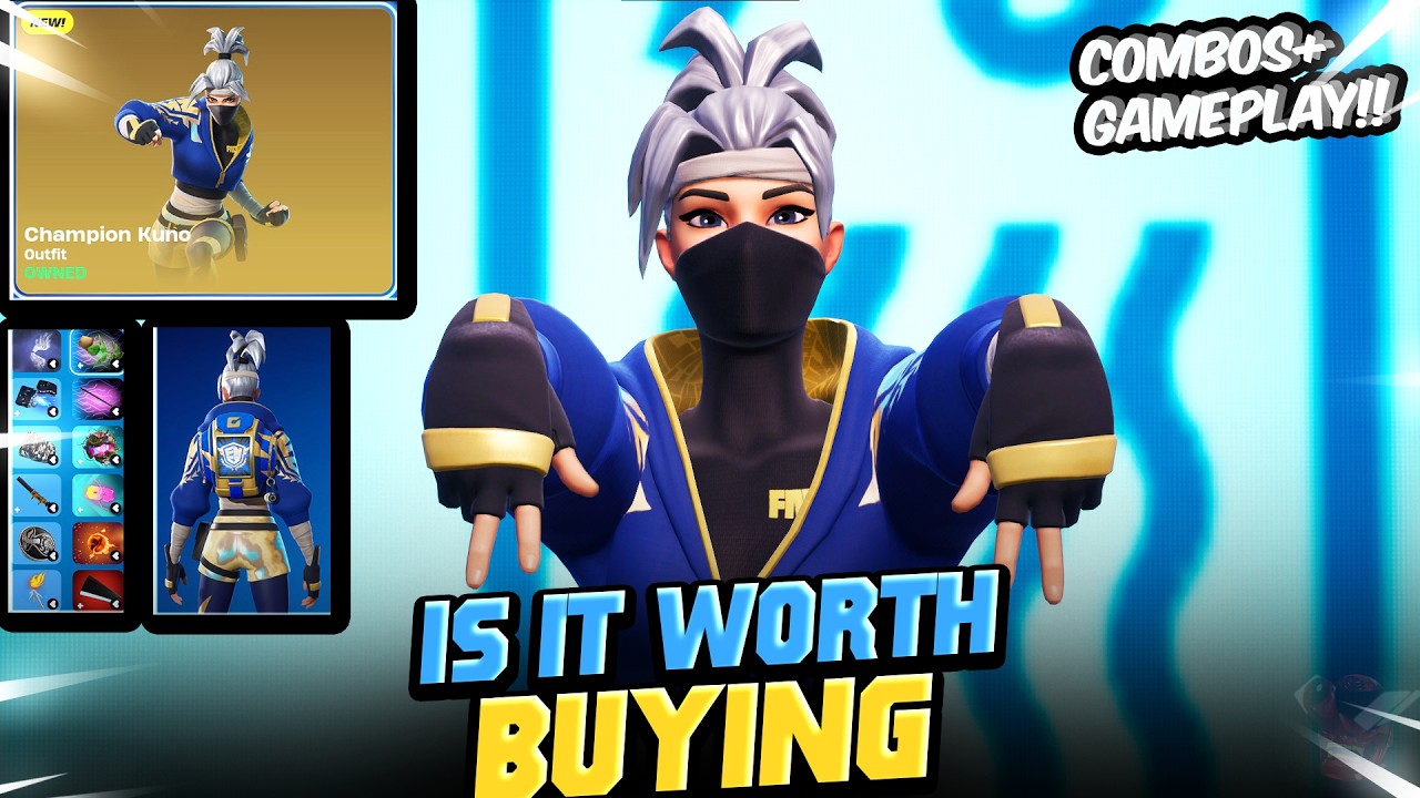 Is The CHAMPION KUNO Skin WORTH BUYING?! | Gameplay | Best Combos ...