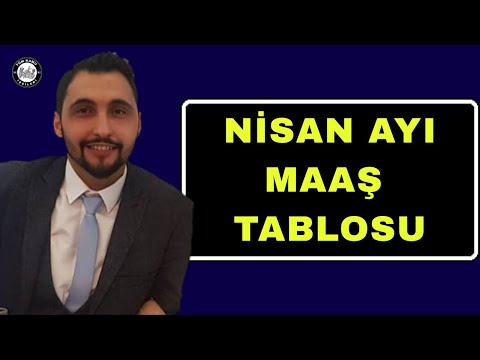 KAMU İŞÇİLERİNİN NİSAN AYI  MAAŞI EXCEL HESAPLAMAMIZ! 