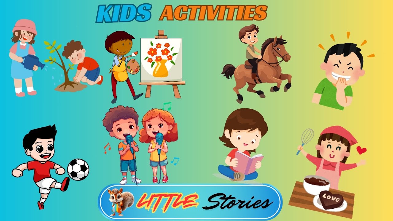 🎉 Fun Activities for Kids! | Move, Play & Learn | Little Stories 🚀 - YouTube