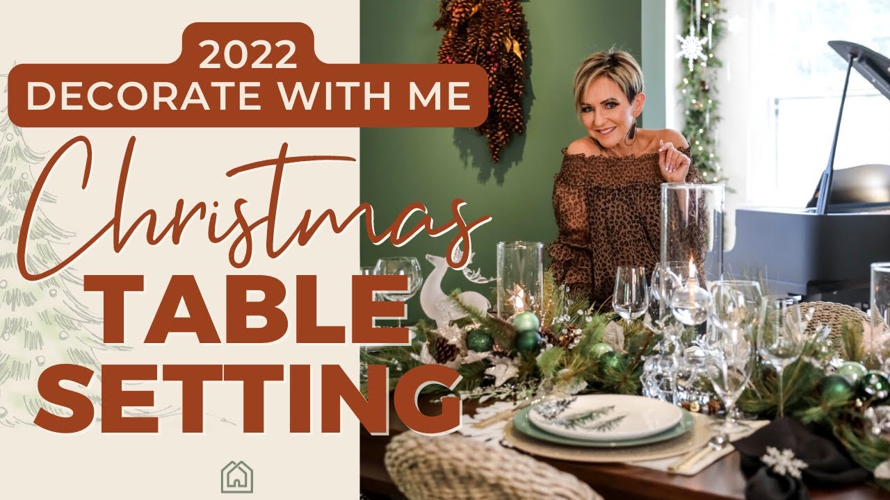 Decorate a Magical Table Setting with Me | Christmas & Thanksgiving ...