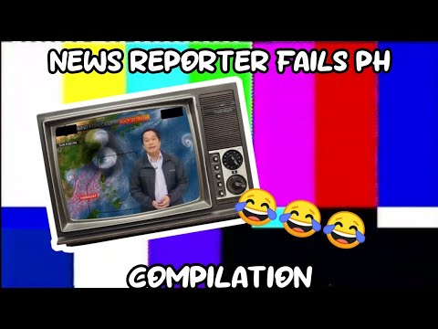 Pinoy News Reporter Fails/Bloopers Compilation - YouTube