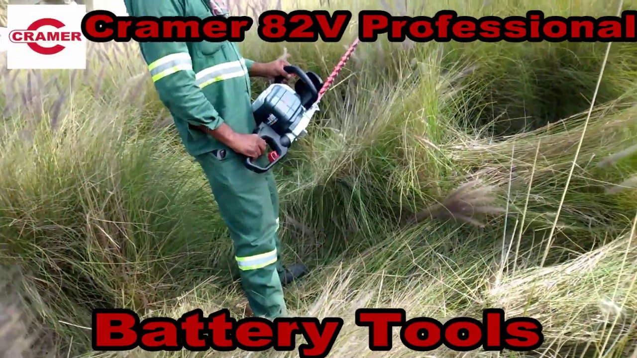 Cramer 82HD Hedge Trimmer// Cramer 82V Professional Battery Tools ...