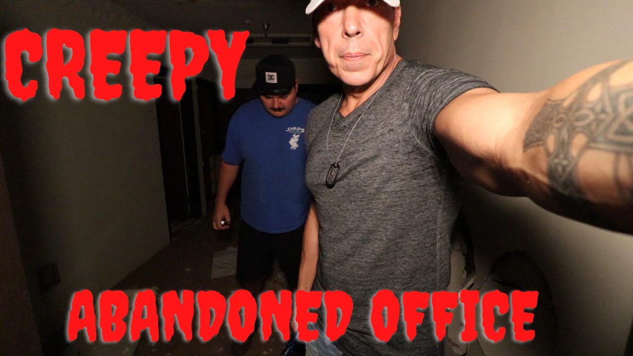 ABANDONED SCARY OFFICE BUILDING, HAUNTED? ENTER IF YOU DARE! - YouTube