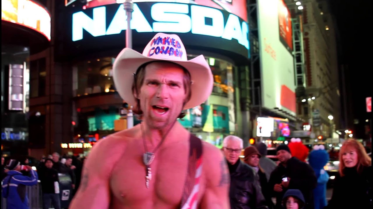 Naked Cowboy at Times Square - YouTube