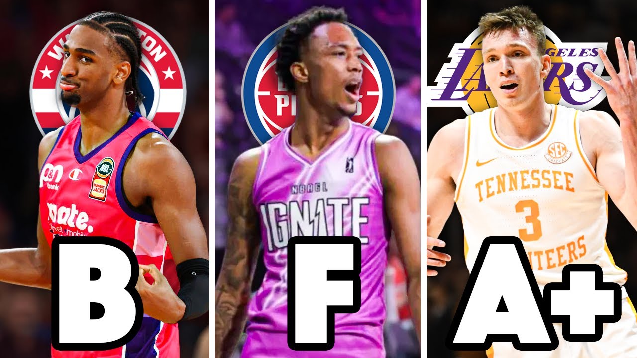 Grading Every 2024 NBA Draft Pick... - YouTube