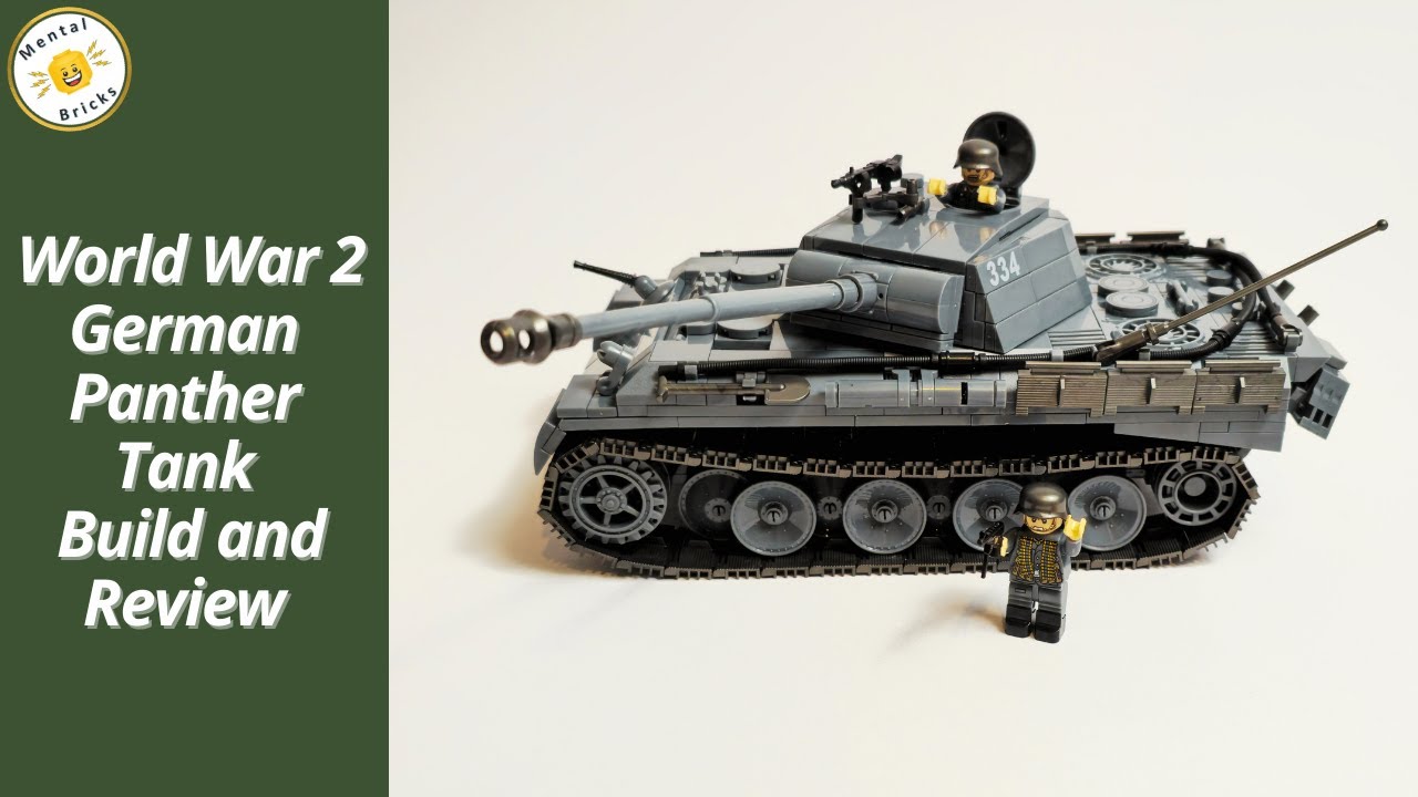 Panther World War 2 Tank Build and Review - YouTube