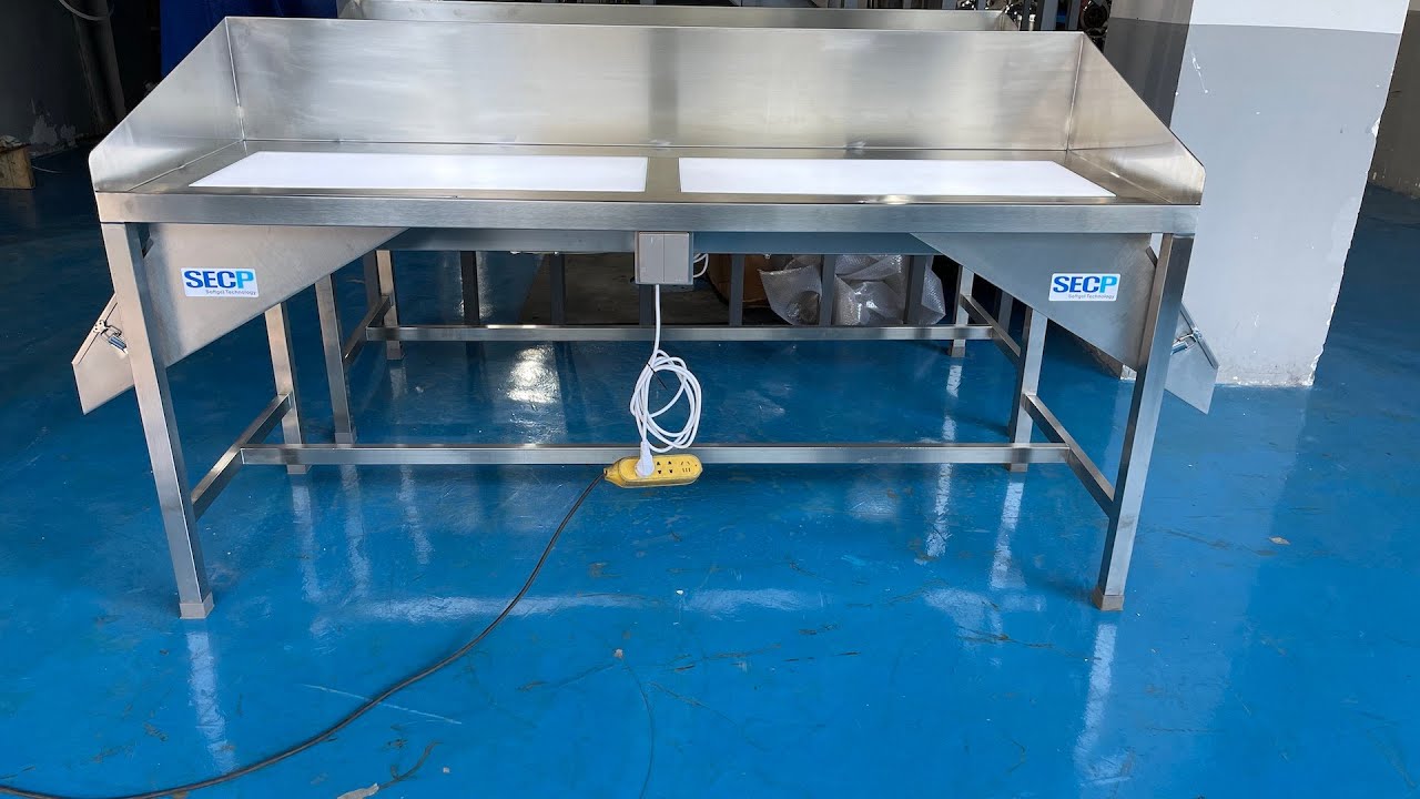 SECP softgel manual light inspection table machine for inspection all ...
