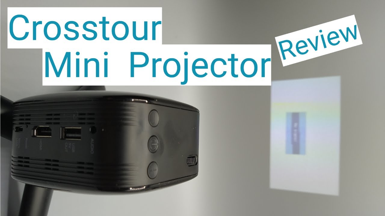 Crosstour Mini Projector - YouTube