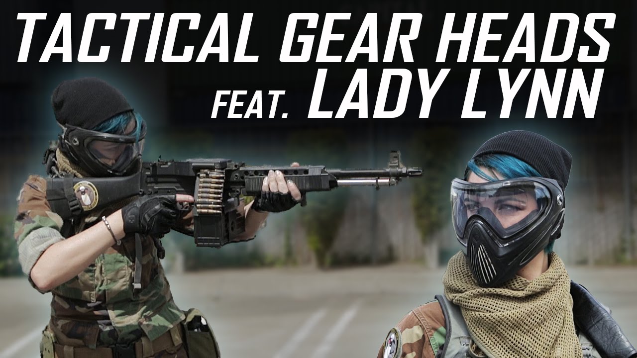 Light Machine Gun Girl feat. Lady Lynn - Tactical Gear Heads - Airsoft GI - YouTube
