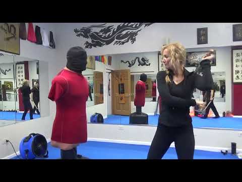 Kung Fu Double Stick Cobra Form Training
