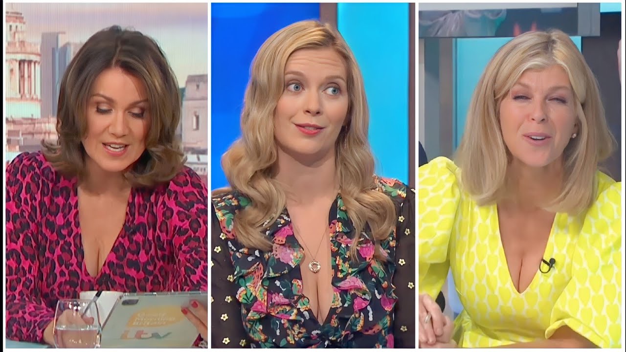 Busty Battle, Susanna Reid VS Rachel Riley VS Kate Garraway HD Video ...