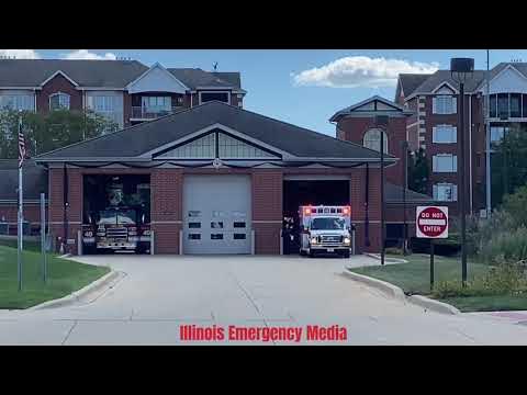 Tinley Park Fire Department Kurtz Ambulance 49 Responding - YouTube