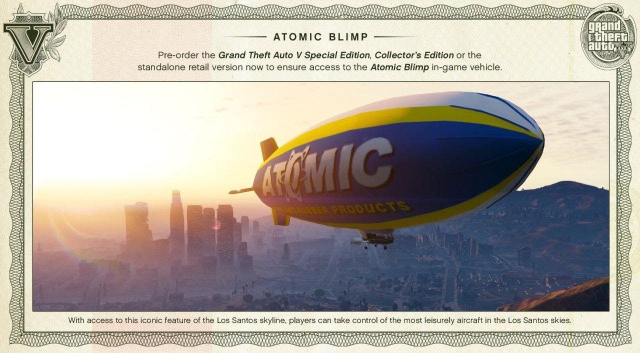 GTA V Atomic Blimp Tutorial | GTA V Pre-Order Bonus! - YouTube