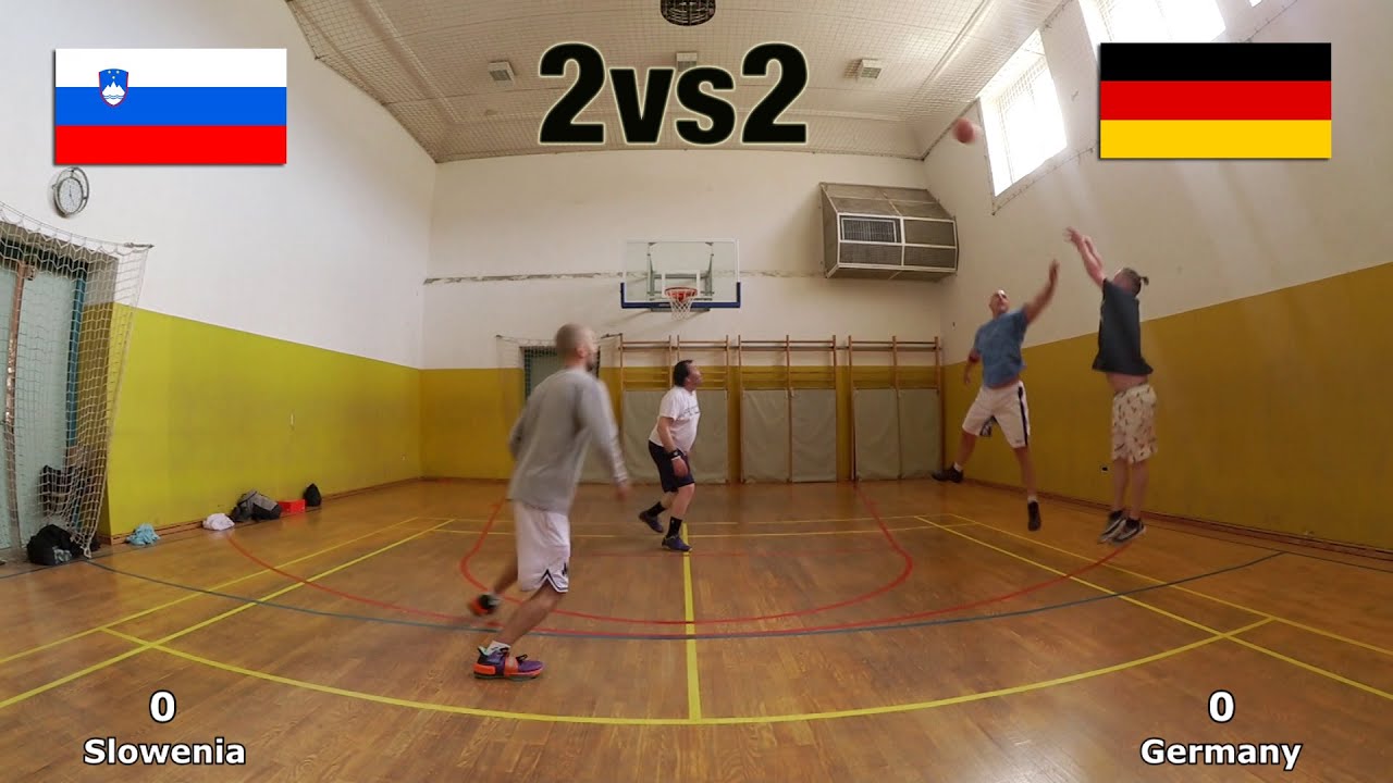 2vs2 Basketball - Slowenien vs Deutschland - YouTube