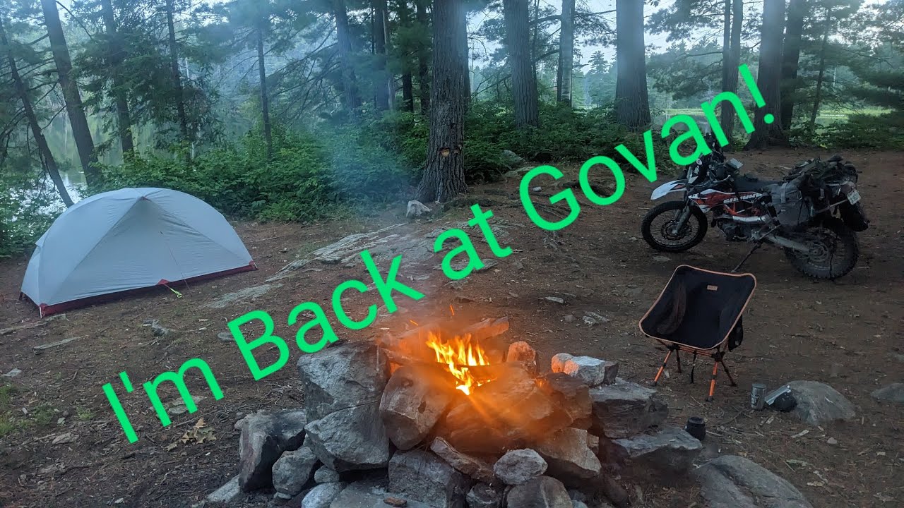 Solo Motocamping at Govan Lake - YouTube