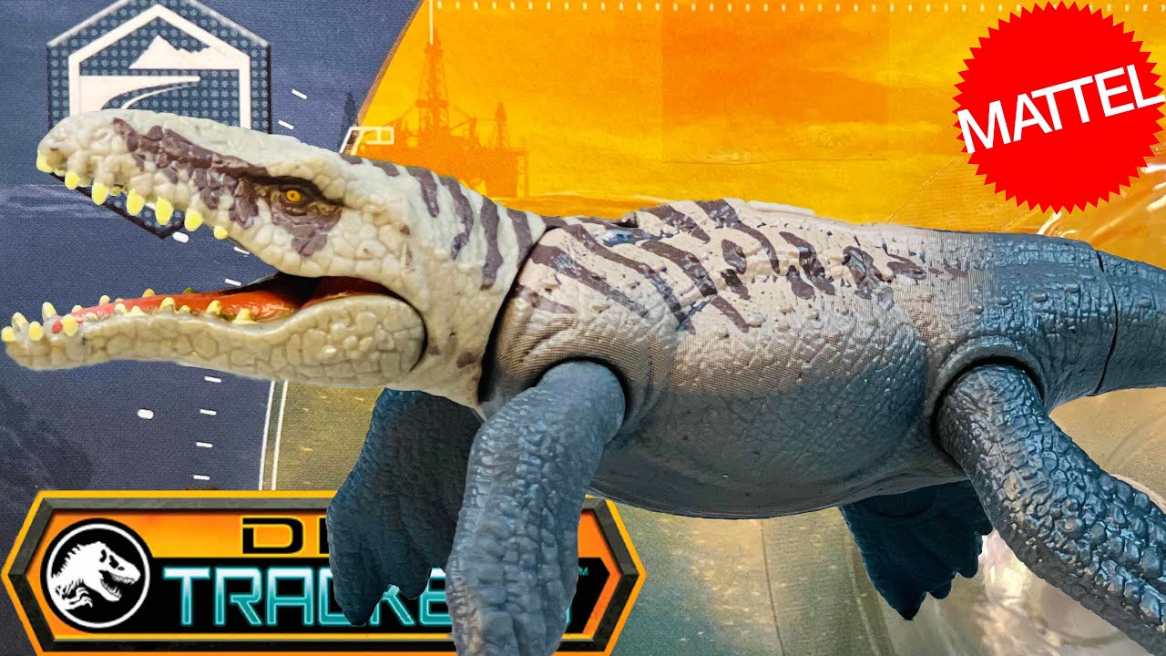 Mattel Dino Tackers Dakosaurus Review!! Jurassic World Danger Pack ...