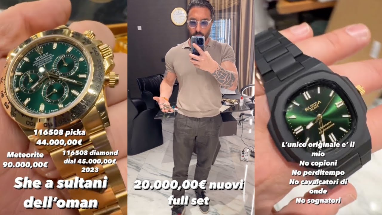 Lorenzo Ruzza solita carrellata di orologi TOP e poi invita a diffidare ...