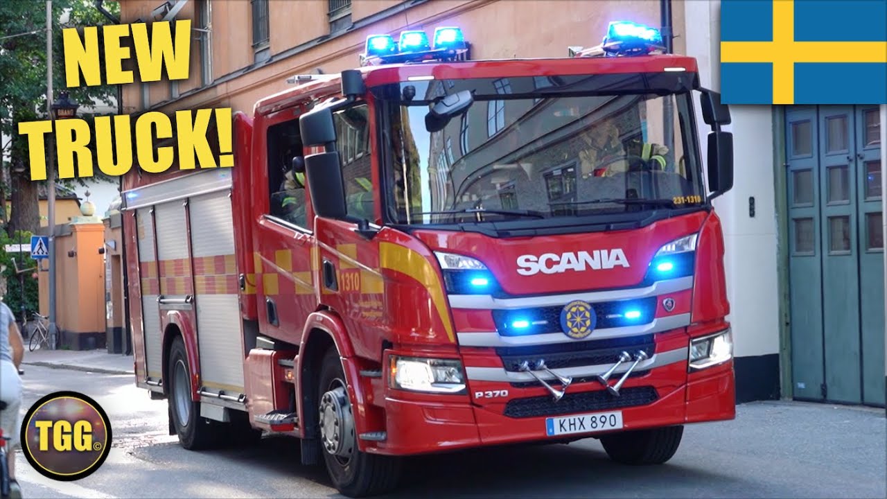 [Stockholm] World's Oldest Fire Station & NEW Scania Engine! - YouTube