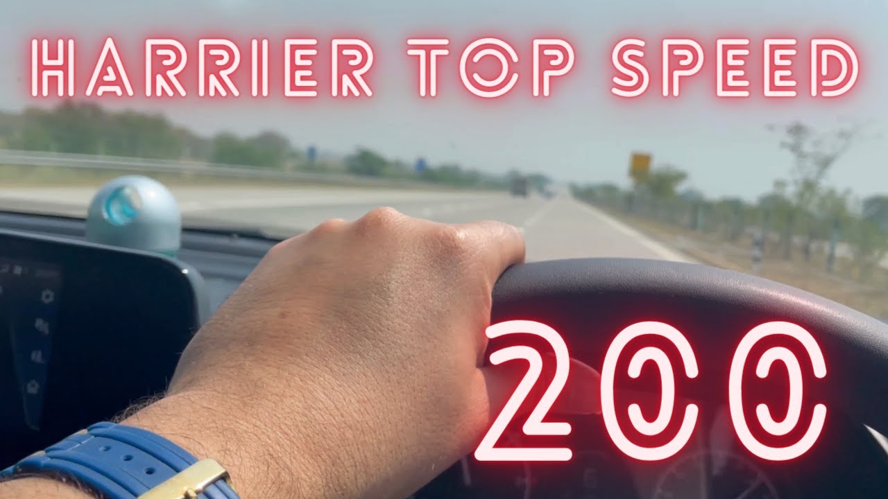Harrier top speed test 200 . - YouTube