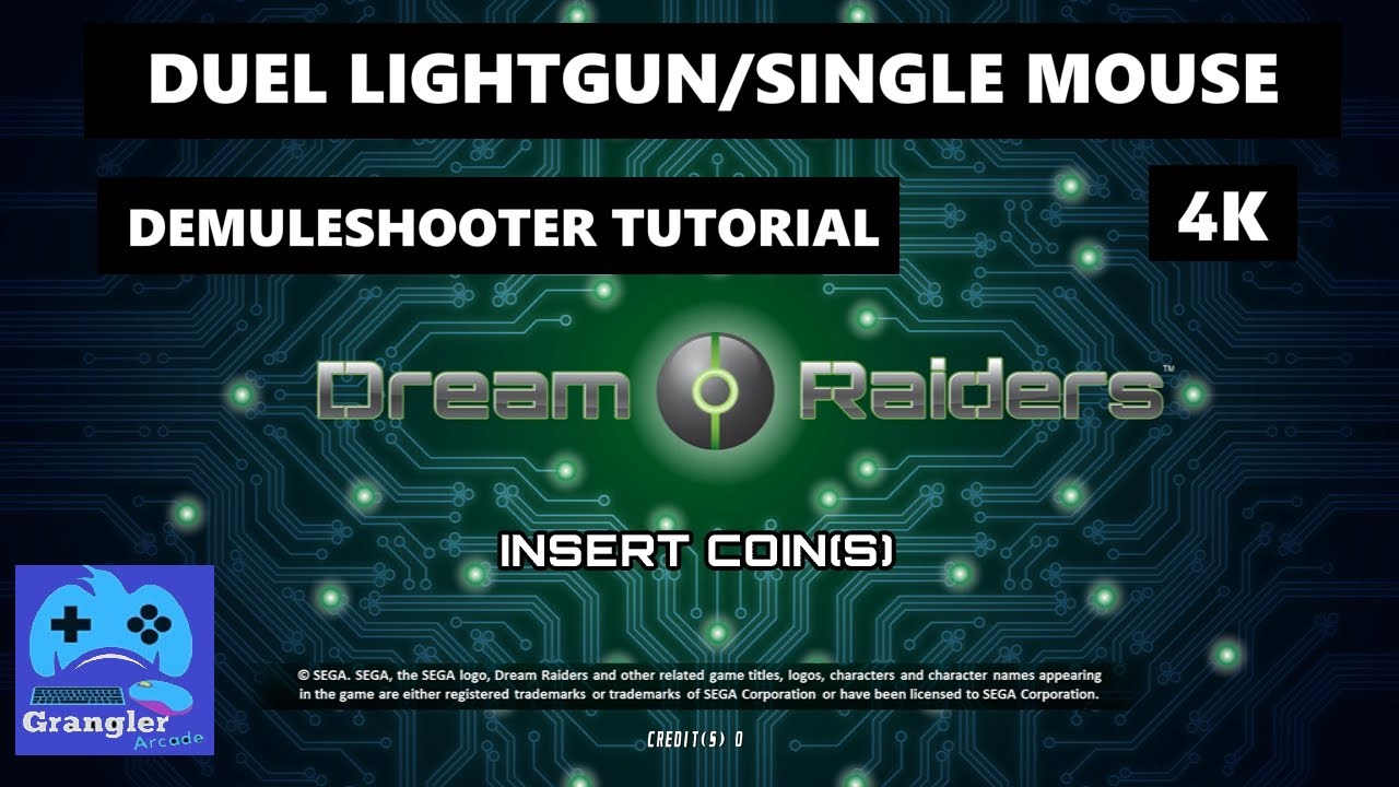 DREAM RAIDERS DUEL AIMTRAK/ SINGLE MOUSE TUTORIAL 4K ARCADE - YouTube