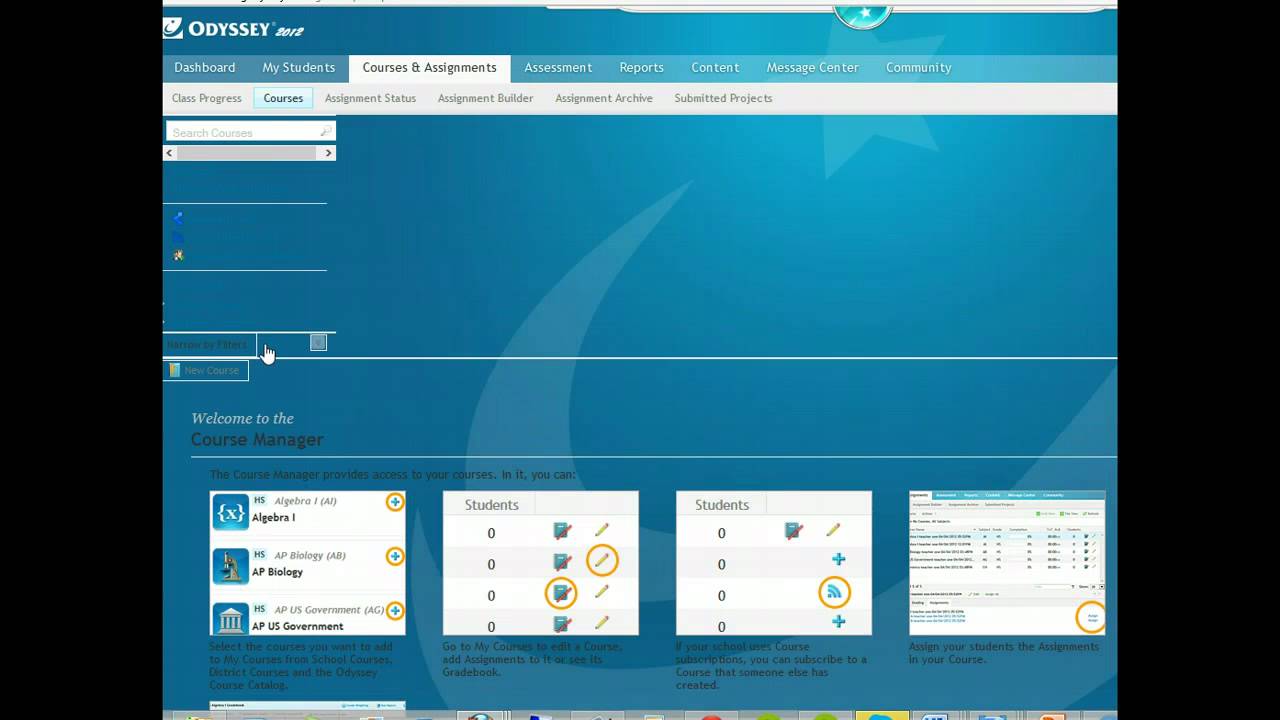 Compass Learning Student Setup and Assignments - YouTube