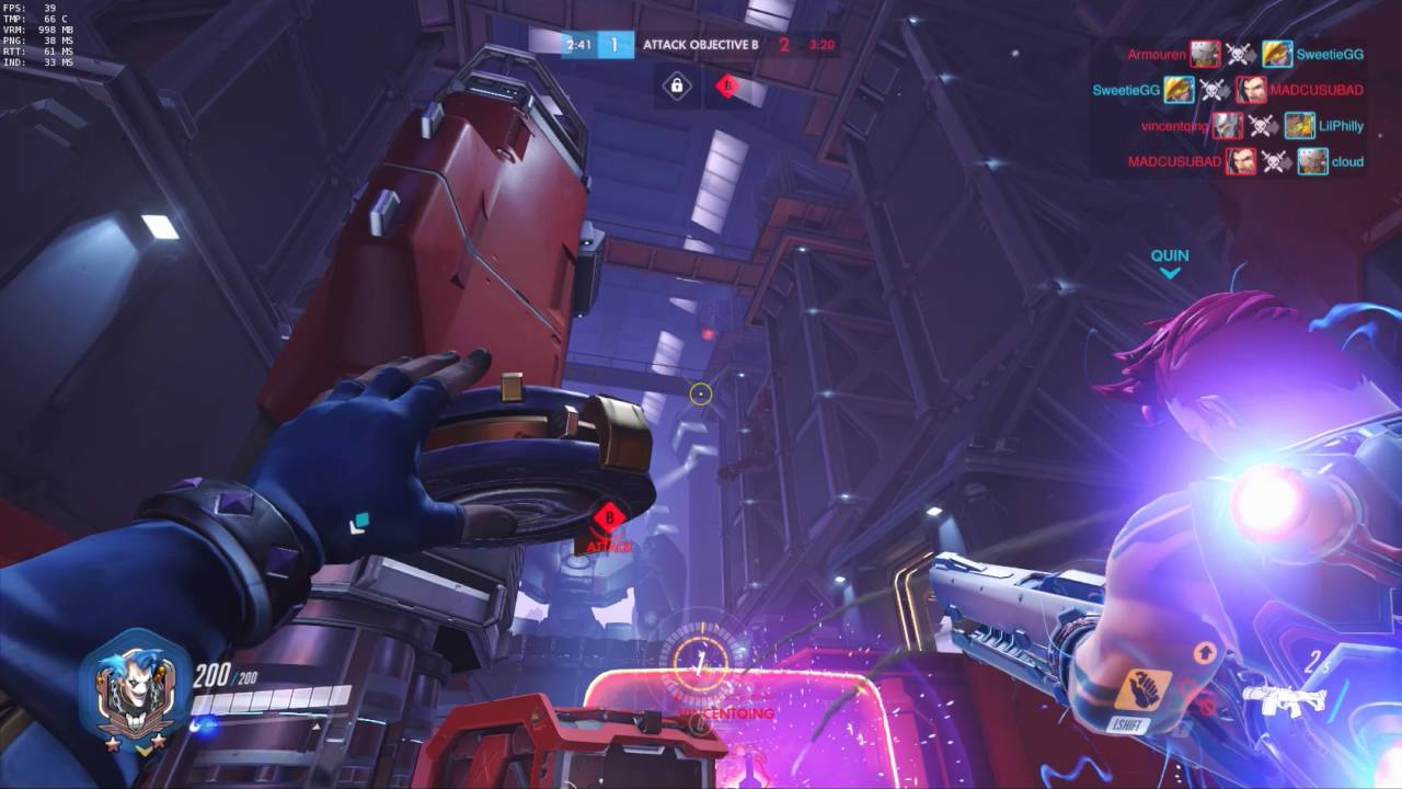 Overwatch (Junkrat) - Mine Toss - YouTube