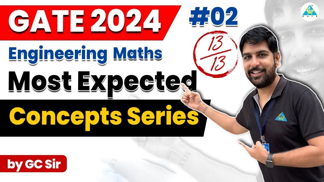 #02 Most Expected Concepts Series | Engineering Mathematics | GATE 2024 ...