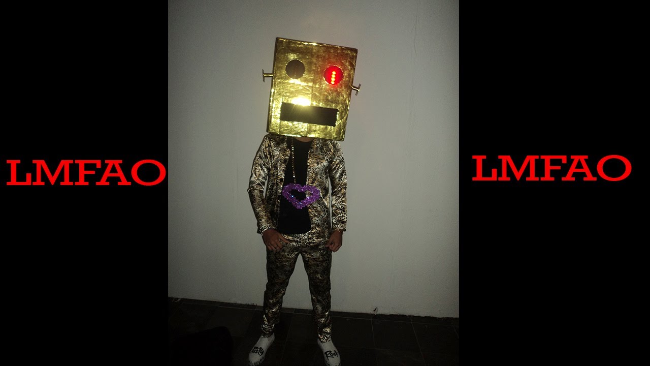 LMFAO robot (Cosplay) - Roger - YouTube