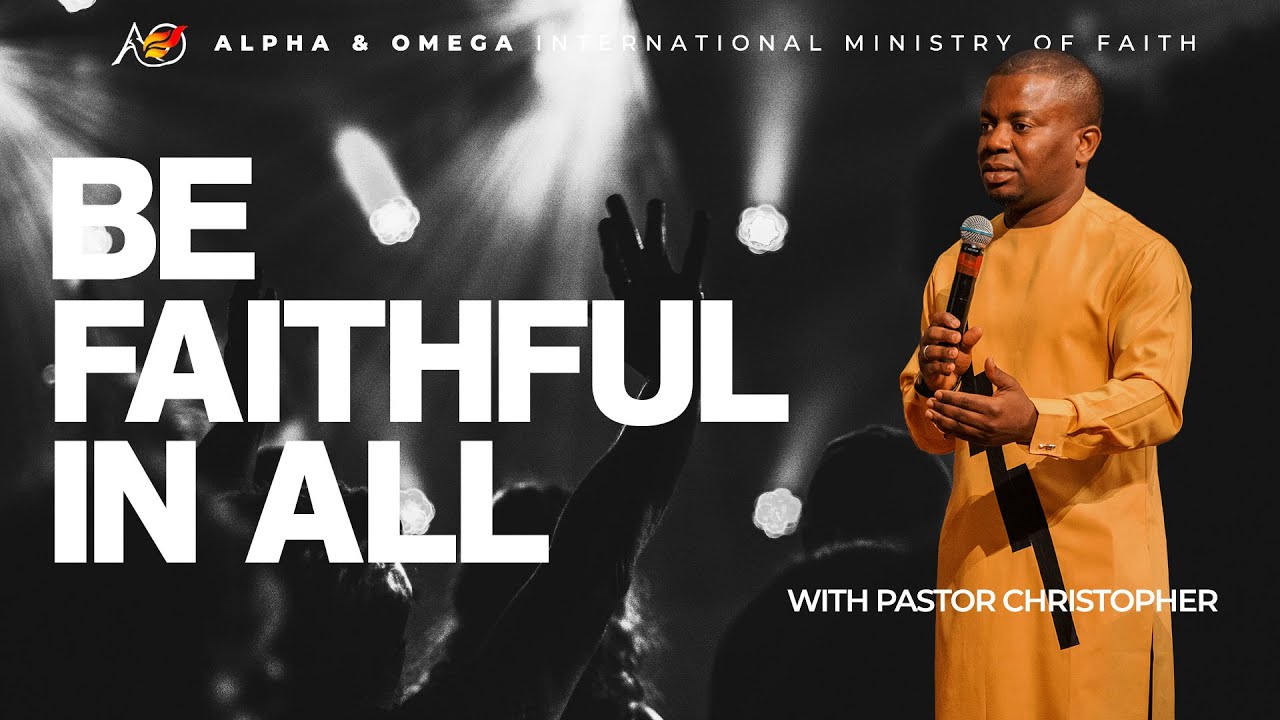 Be Faithful In All | Pastor Christopher - YouTube