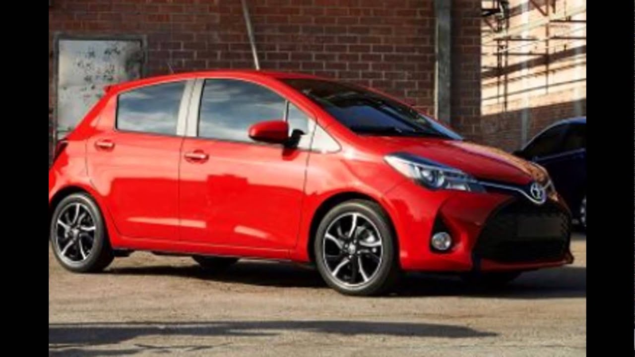 2016 toyota Yaris Hatchback ABSOLUTELY RED - YouTube