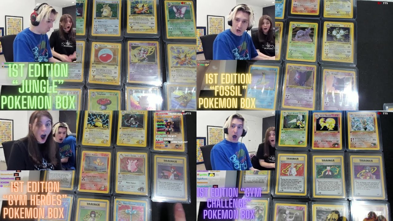 Every Insane Cards xQc Unboxed in +100,000$ Worth of First Edition ...
